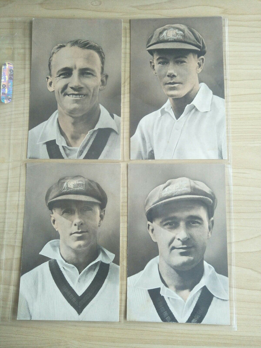 Australian English Cricket Postcards Test Match Stars And Favourites 2 ...