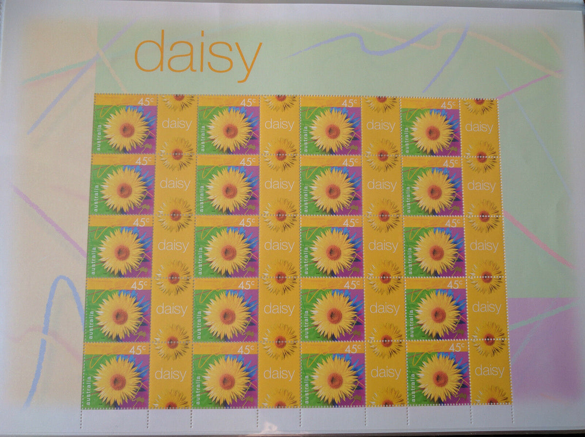 Australia Post - Daisy 45c Personalised Stamp Sheet Generic – Shields ...