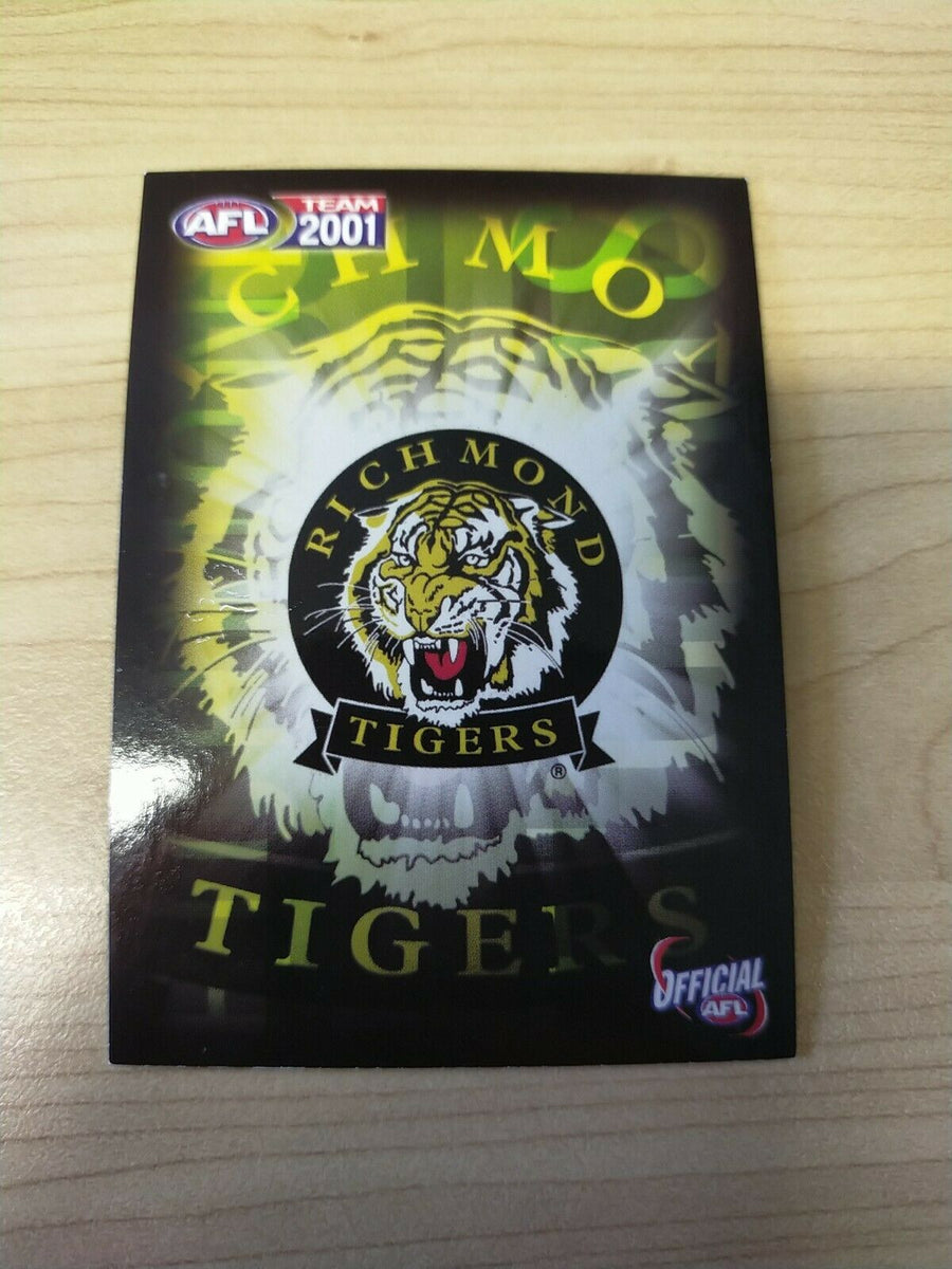 2001 Teamcoach Gold Prize Card Richmond 221 Darren Gaspar – Shields ...