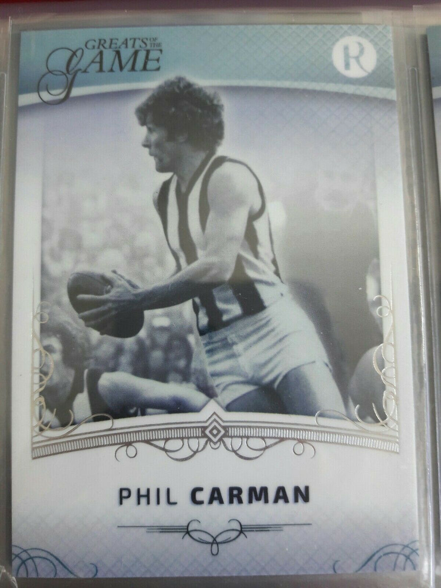 Greats Of The Game Phil carman – Shields Stamps & Coins