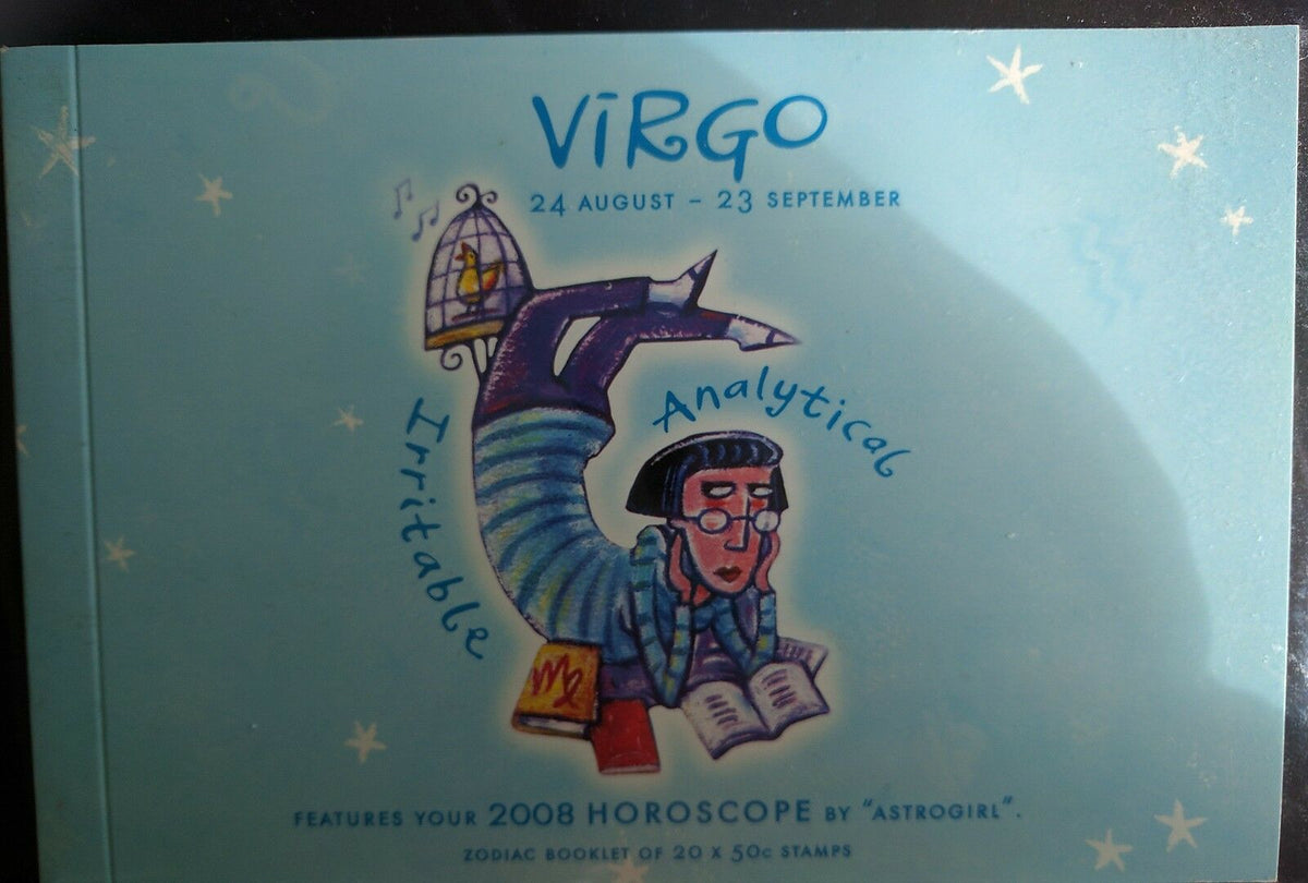 Australia Zodiac Virgo Prestige Stamp Booklet PB150 stars constellatio ...