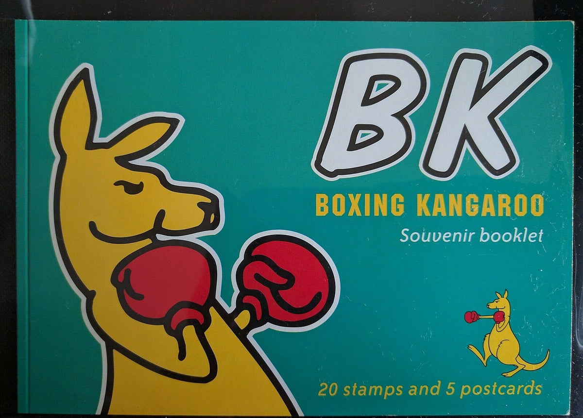 Australia Boxing Kangaroo Prestige Stamp Booklet PB37 sport animals ...