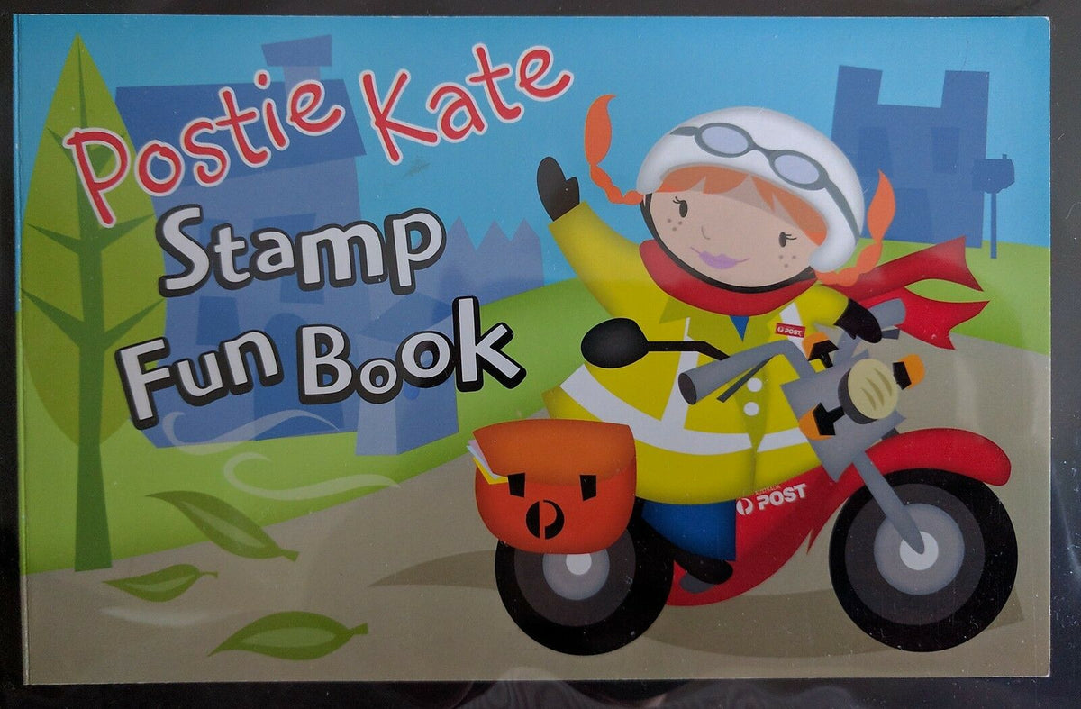 Australia Postie Kate Prestige Stamp Booklet PB109 motorbike postman ...