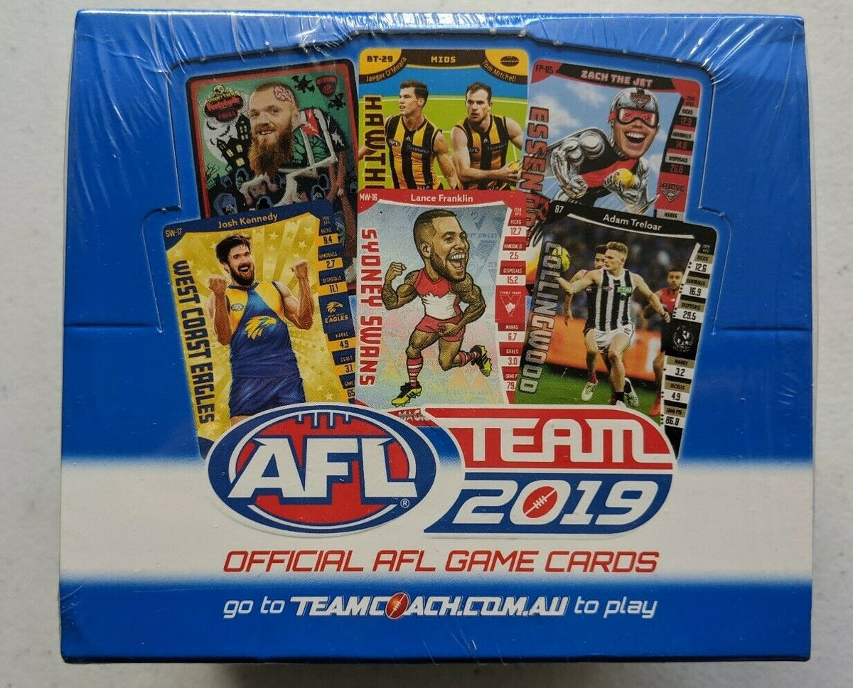 AFL 2019 Teamcoach Brand New Sealed Box – Shields Stamps & Coins
