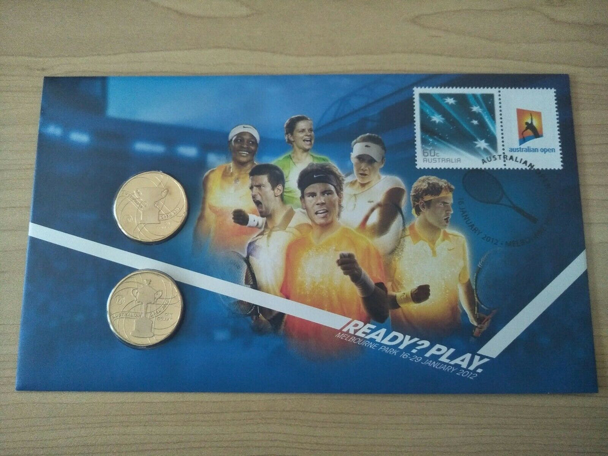 2012 Australian $1 Australian Open PNC 1st Day Issue – Shields Stamps ...