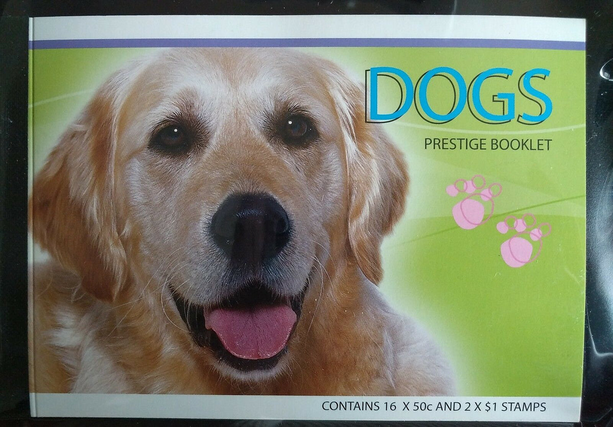 Australia Dogs Prestige Stamp Booklet PB39 – Shields Stamps & Coins