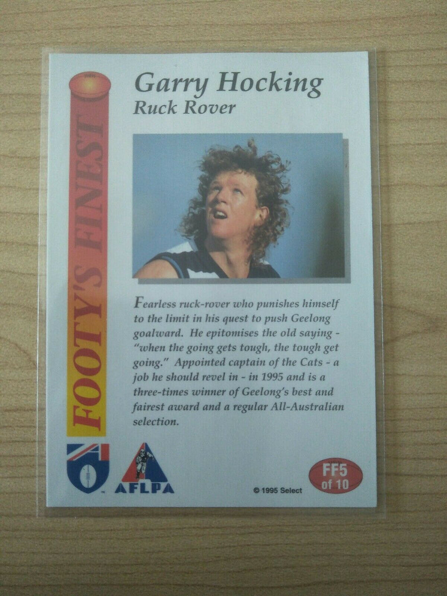 1995 Select Footy's Finest Garry Hocking Geelong Cats – Shields Stamps ...