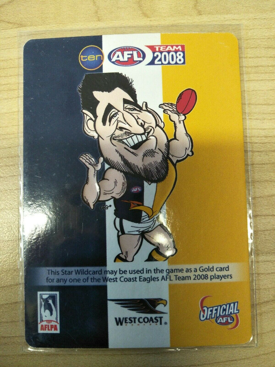 2008 Teamcoach Star Wildcard Dean Cox West Coast SW-15 – Shields Stamps ...