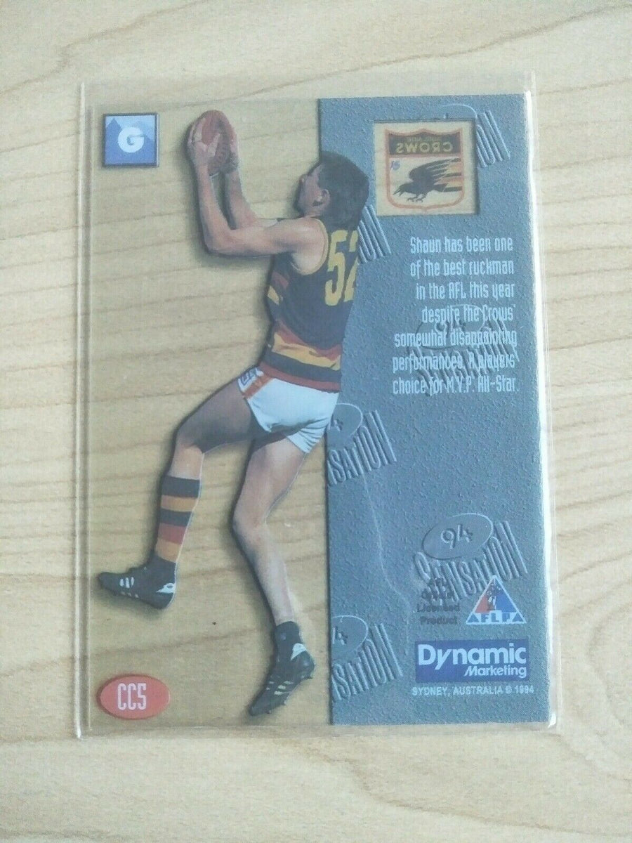 1994 Dynamic Sensation Series MVP Acetate Card Shaun Rehn Adelaide CC5 ...