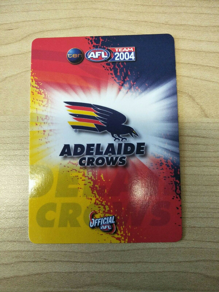 2004 Teamcoach Gold Premium Prize Card Andrew McLeod Adelaide – Shields ...
