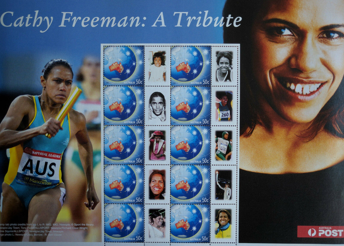 Australia Post Cathy Freeman A Tribute Stamp Sheet – Shields Stamps & Coins