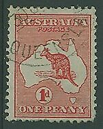 Australia SG2a 1d Kangaroo Variety wmk sideways – Shields Stamps & Coins