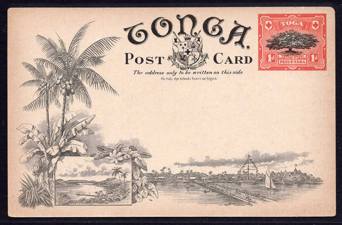 Tonga Toga 1d Stamp The Orange Groves of Tonga Postcard Mint – Shields ...