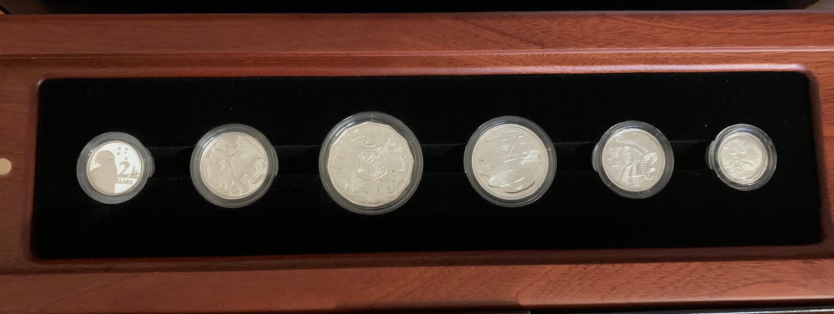 Australia 2012 Royal Australian Mint FINE SILVER Proof Coin Set ...