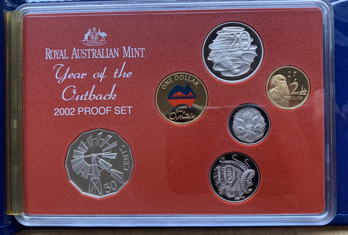 Australia 2002 Year of the Outback Six Coin Proof Set. – Shields Stamps ...