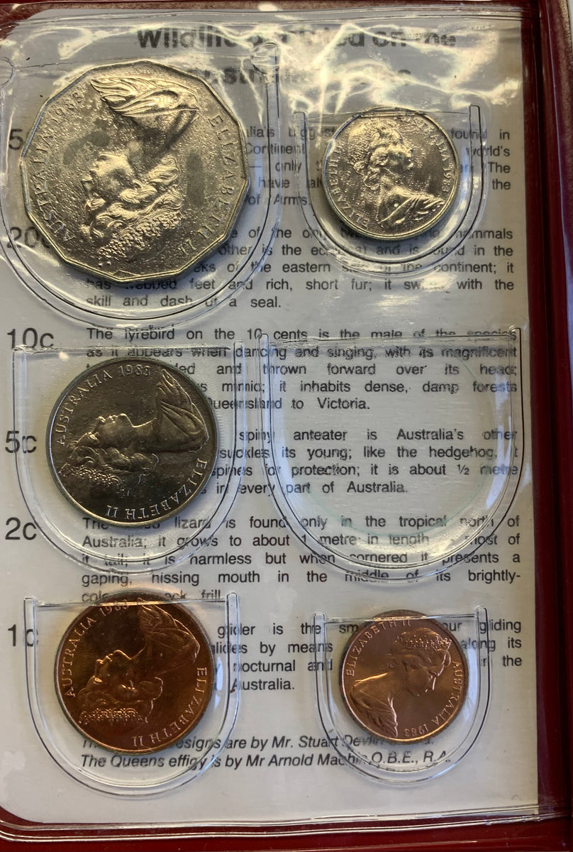 Australia 1983 Royal Australian Mint Uncirculated Coin Set without 20c ...