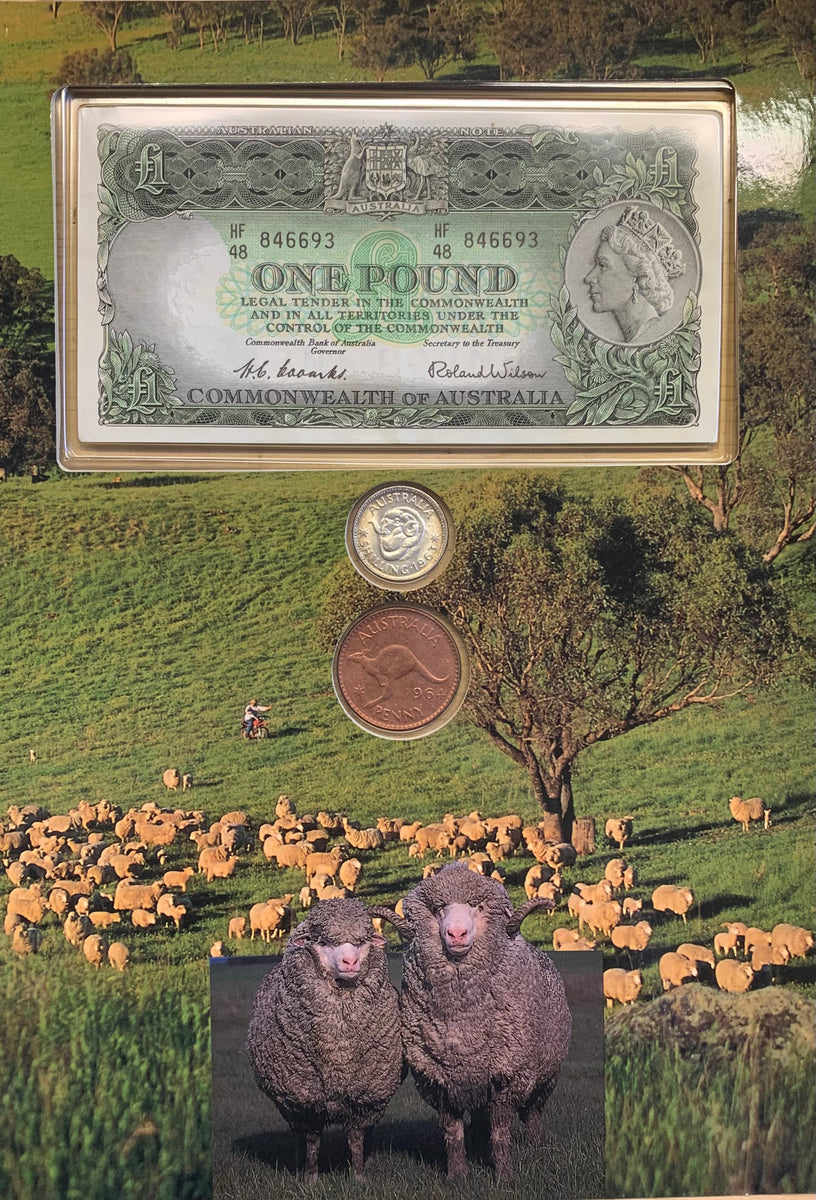 Sherwood Elizabeth II Pre-Decimal Currency Australian Pounds, Shilling ...