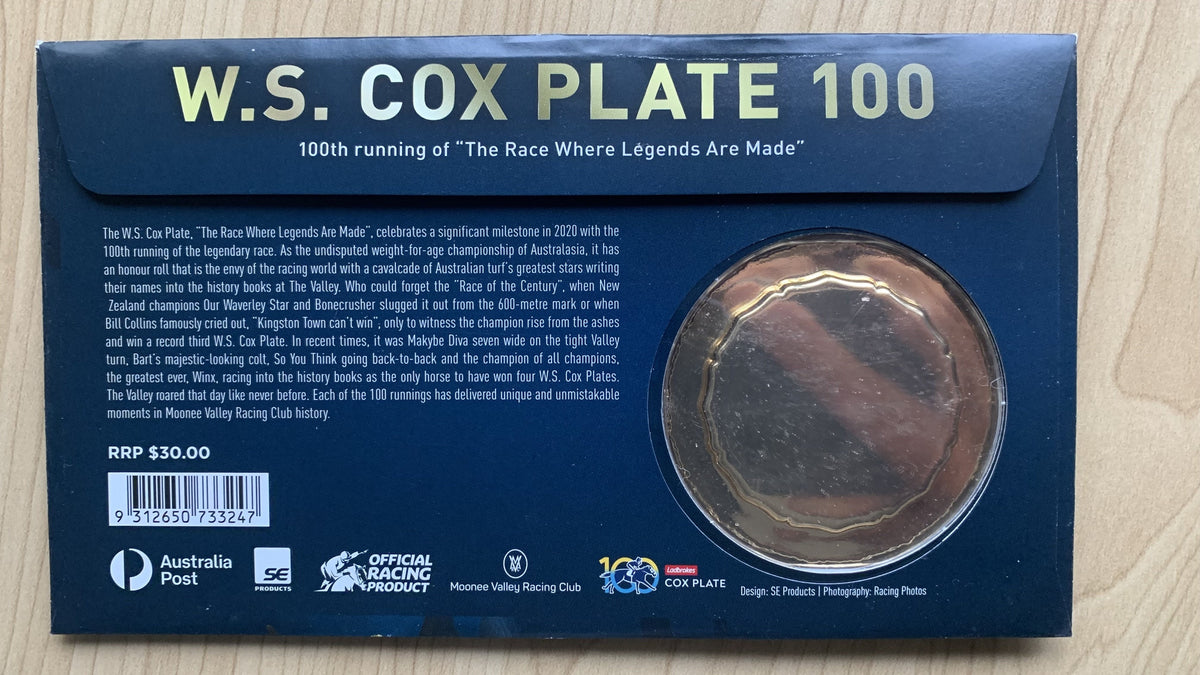 2009 Australian 100th Running of the Cox Plate Limited Edition 1st Day ...