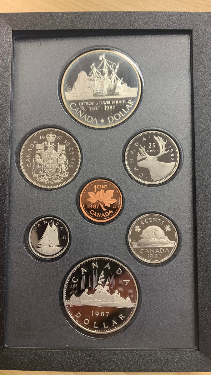 Canada 1987 Proof Coin Set – Shields Stamps & Coins