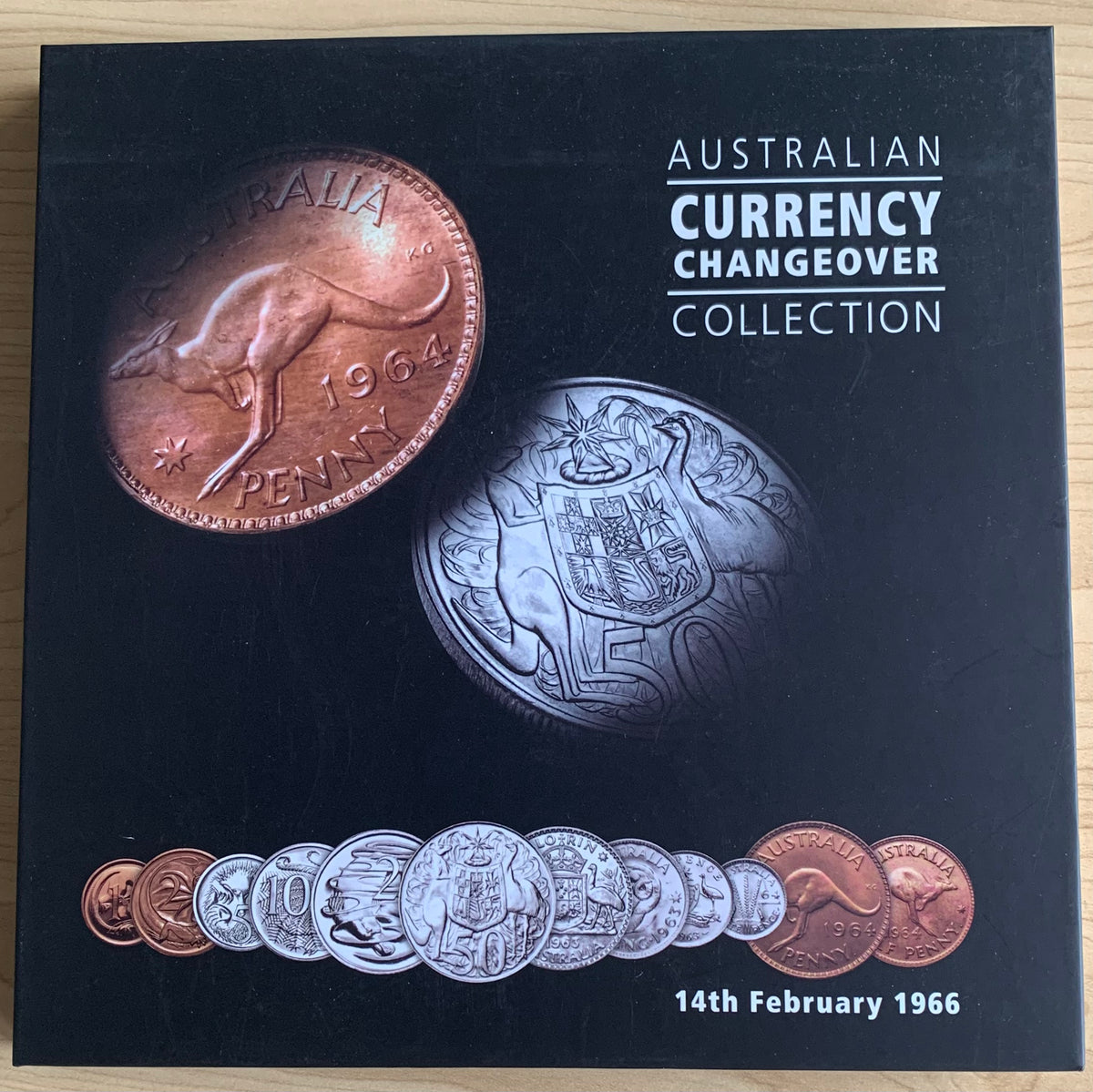 Australia 1966 Decimal and 1963-4 Last Pre decimal Uncirculated Coins ...
