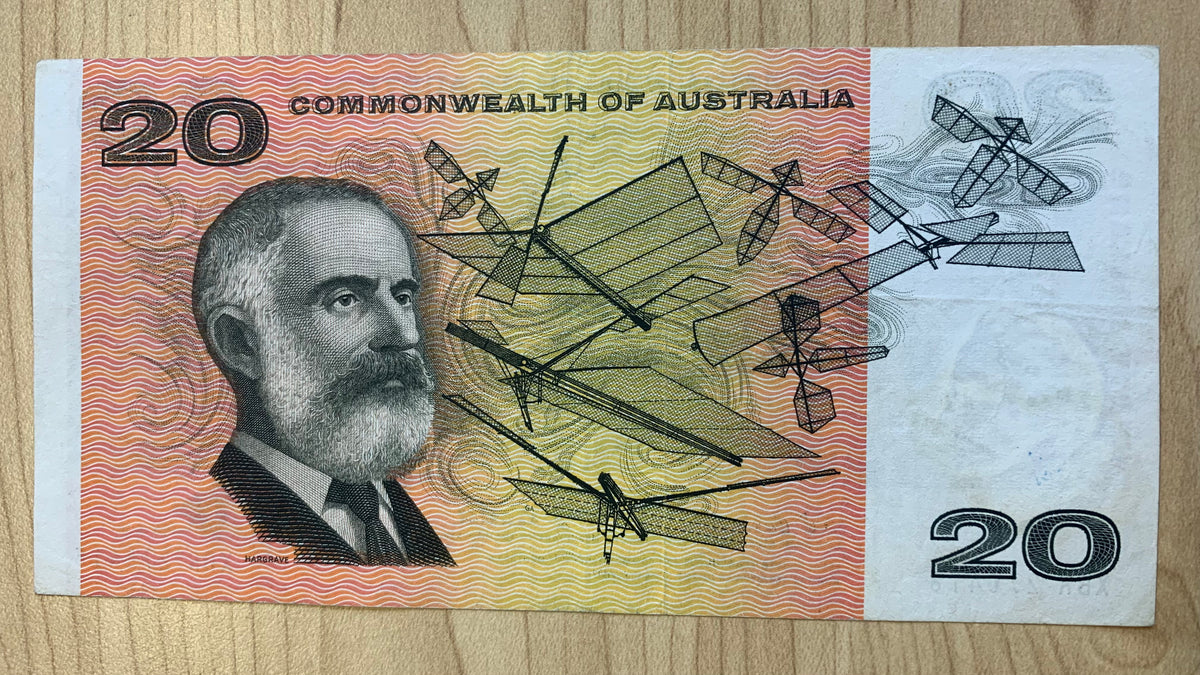 Commonwealth Of Australia 1967 R402 $20 Coombs Randle Banknote VF ...