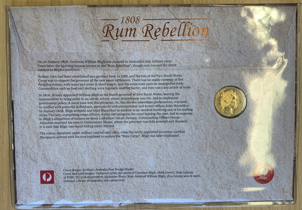 Australia 2019 Rum Rebellion Limited Issue of 200 Prestige PNC with $1 ...