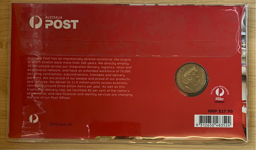 Australia 2019 Australia Post PNC with $1 coin – Shields Stamps & Coins